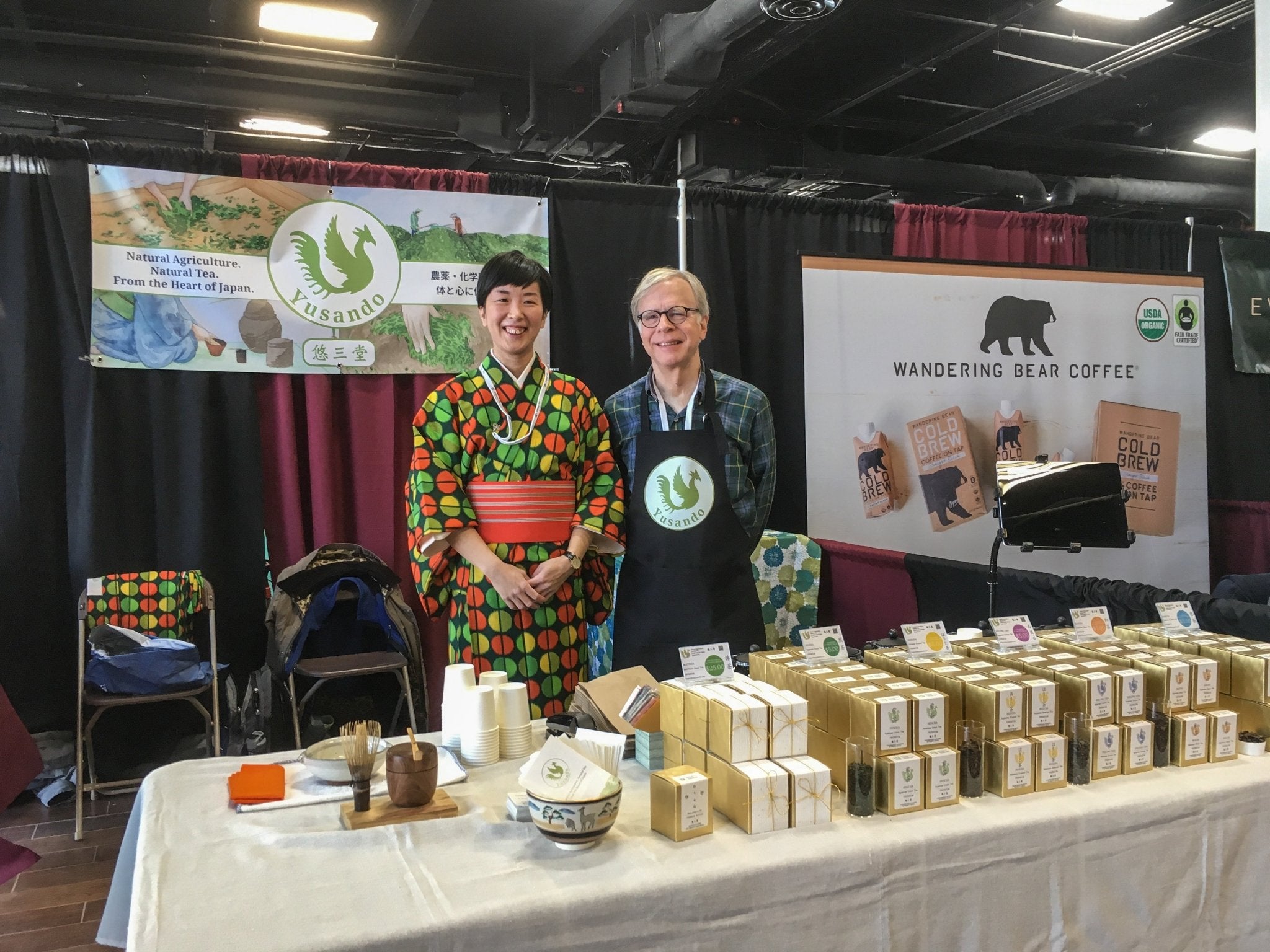 Day one at the Coffee and Tea Festival– 悠三堂 / Yusando Online Store